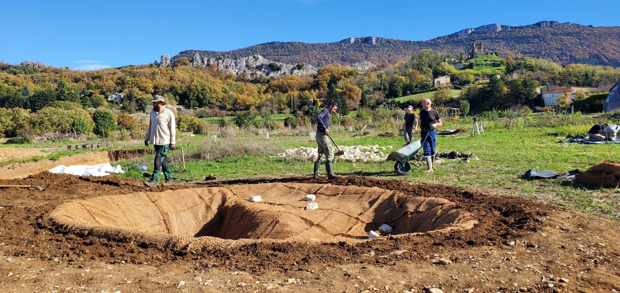 Création et restauration de mares en Drôme : nos chantiers depuis ...